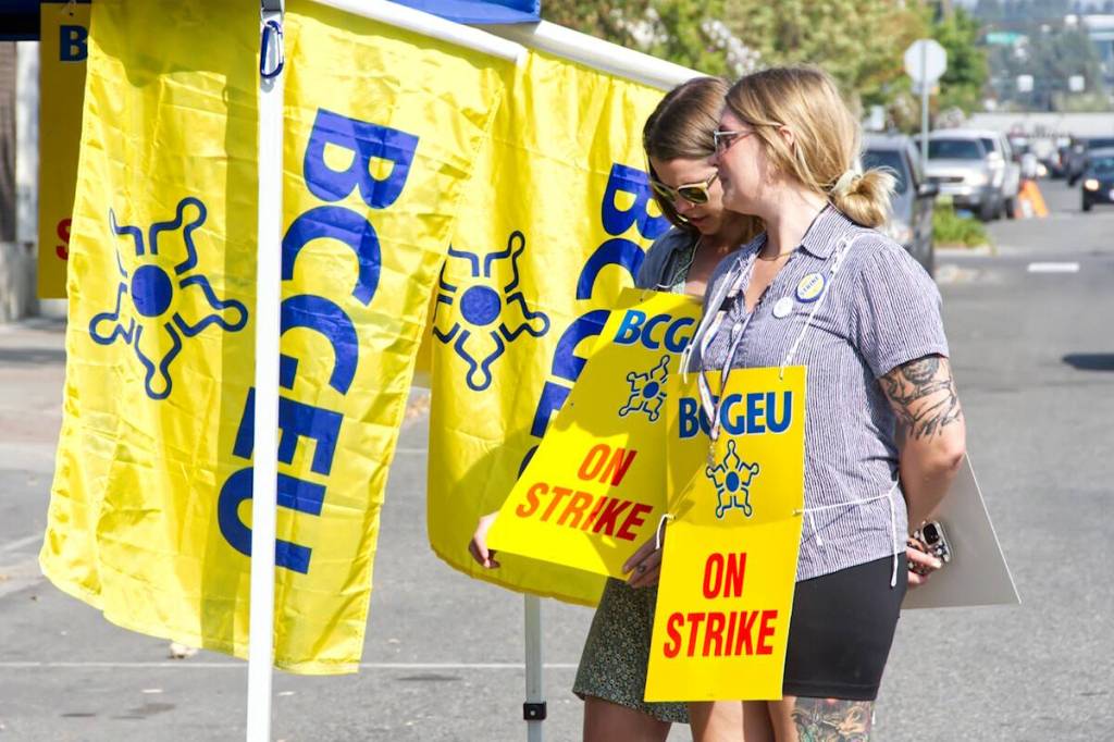 union strike bc